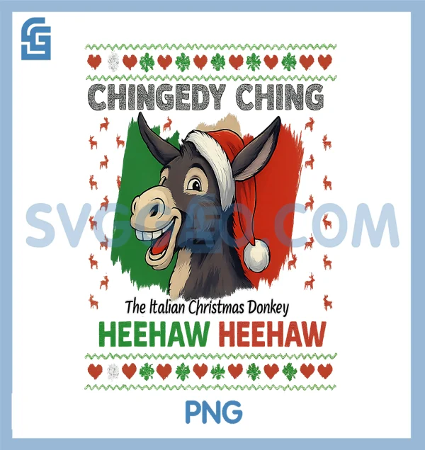 Chingedy Ching PNG, Dominick The Italian Christmas Donkey PNG, Xmas PNG ...