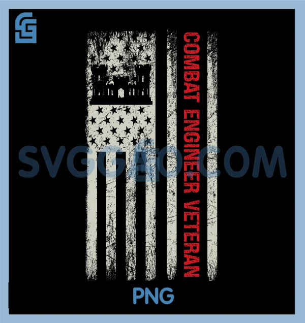 Combat Engineer Veteran PNG, Engineering Veteran's Day PNG