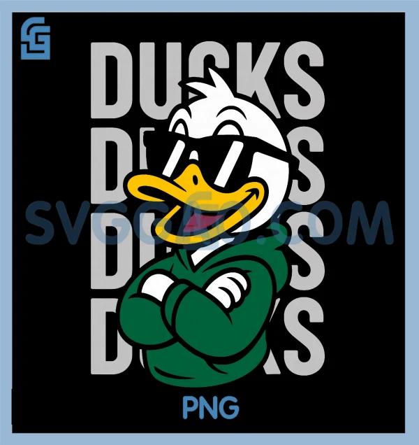 Cool Cartoon Duck With Shades PNG, Bold Ducks Hoodie Style PNG – SVGGAO
