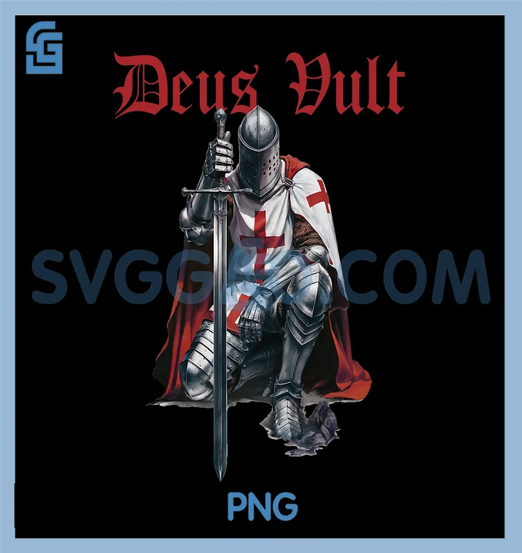 Deus Vult PNG, Knights Templar Crusades PNG