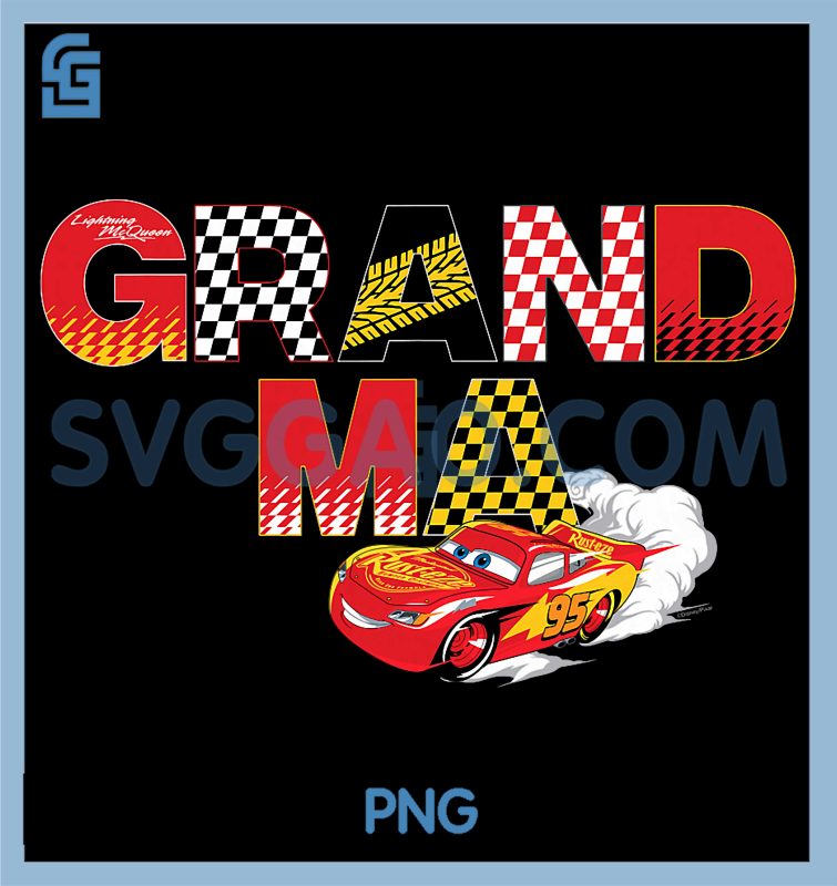 Disney & Pixars Cars Grandma PNG, Family Matching Trip Vacation PNG ...