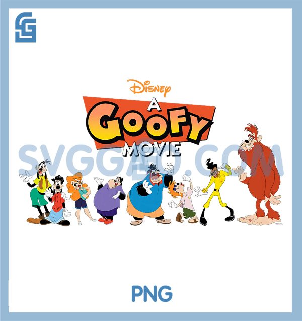 Disney A Goofy Movie PNG, 30th Anniversary Characters and Logo PNG – SVGGAO