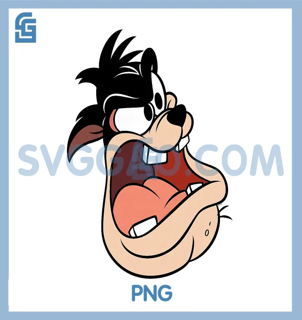 30th Anniversary Pete Big Face PNG, Disney A Goofy Movie PNG – SVGGAO