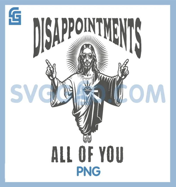 Disappointed All of You PNG, Jesus Meme PNG – SVGGAO