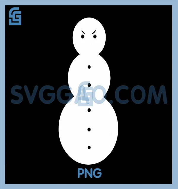 Jeezy Snowman PNG, Funny Angry Snowman PNG – SVGGAO