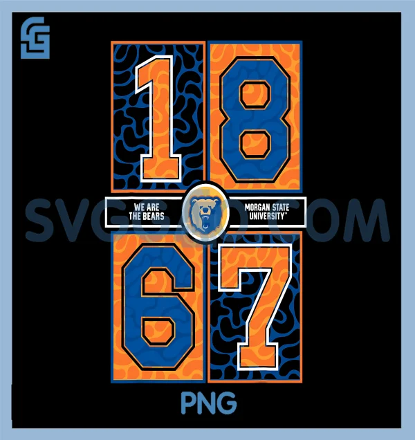 Morgan State University PNG, MSU Bears Concrete Date PNG – SVGGAO