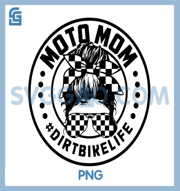 Motocross Moto Mom Dirt Bike PNG, Motorcycle MX Racing PNG – SVGGAO