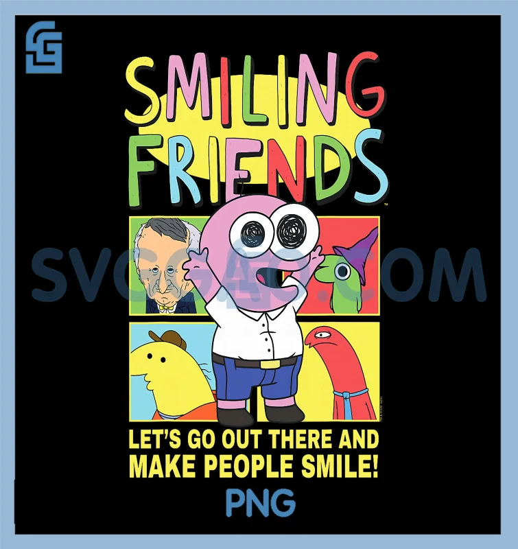 Smiling Friends PNG, Make People Smile PIM PNG, Funny Cartoon