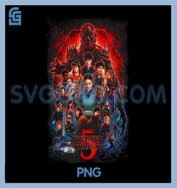 Stranger Things Season 5 PNG, Kyle Lambert Officially Licensed PNG – SVGGAO