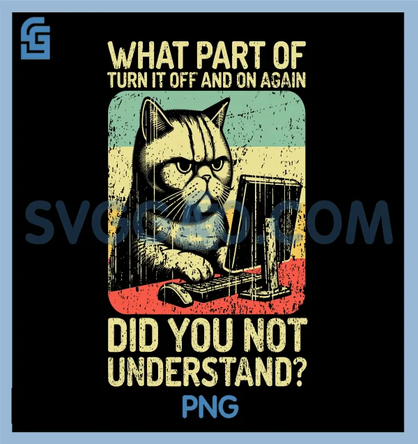 I Turn Off And On Again PNG, I Computer IT Guy PNG – SVGGAO