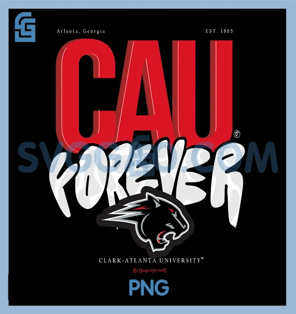 Clark Atlanta PNG, University CAU Forever PNG