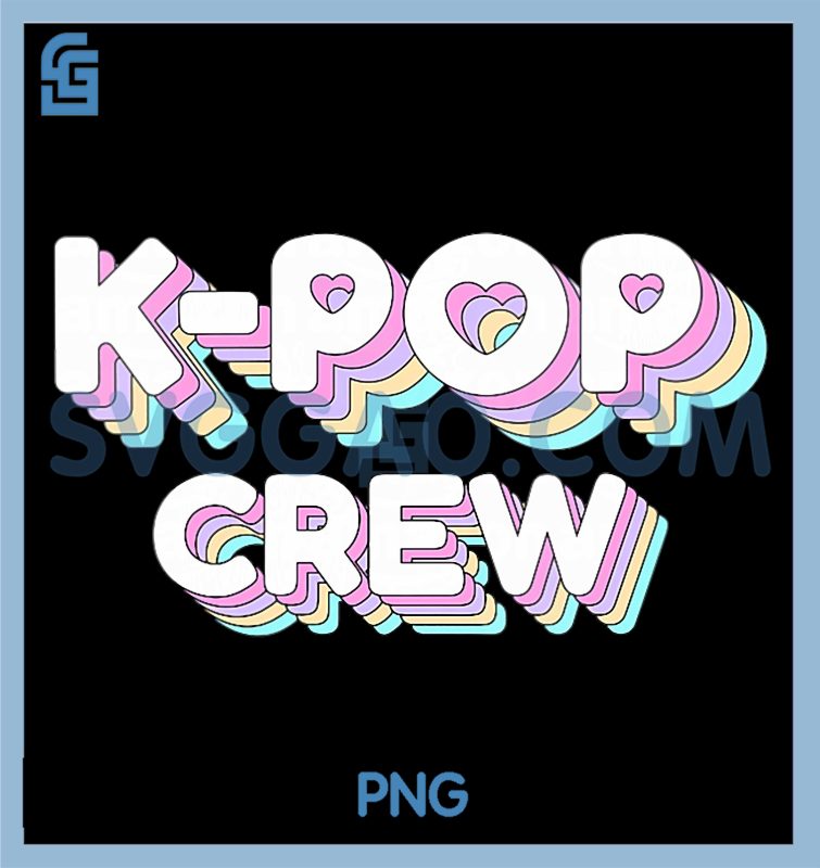 K-Pop Crew PNG, Fangirls Fanboys Korean Pop PNG, Aesthetic Retro PNG