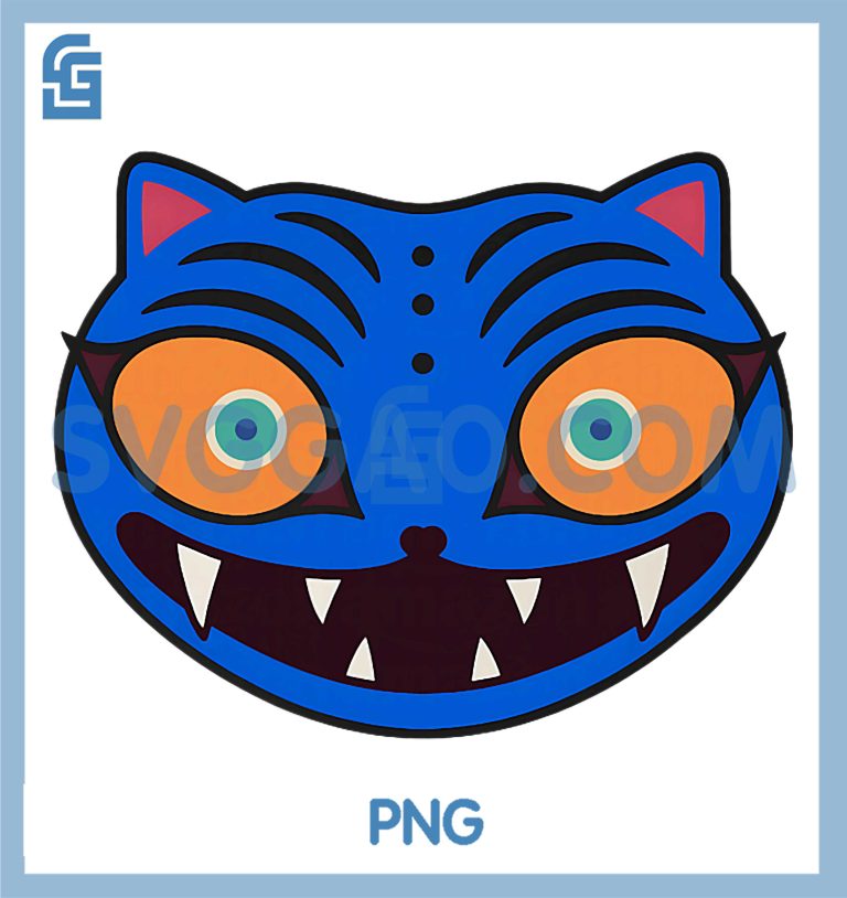 Zoey-Inspired PNG, Cheeky Cat Face PNG – SVGGAO