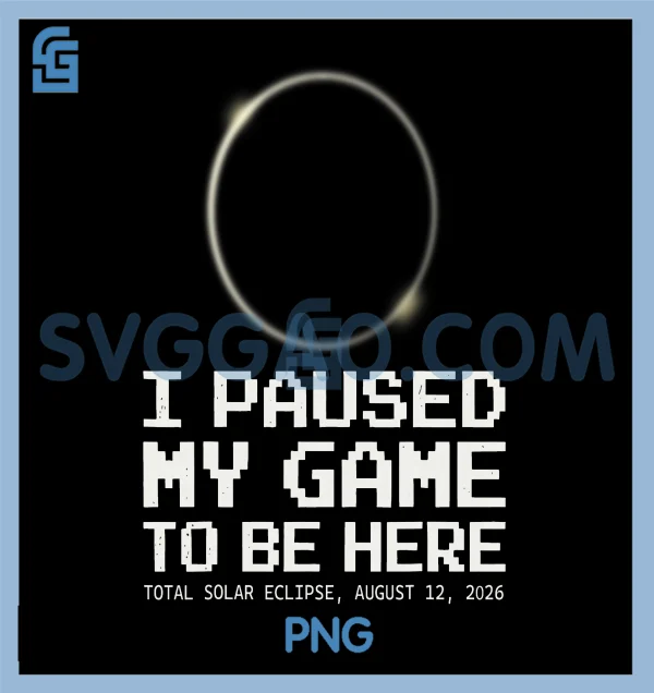 Total Solar Eclipse 2026 PNG, Totality Gamer Gaming PNG – SVGGAO