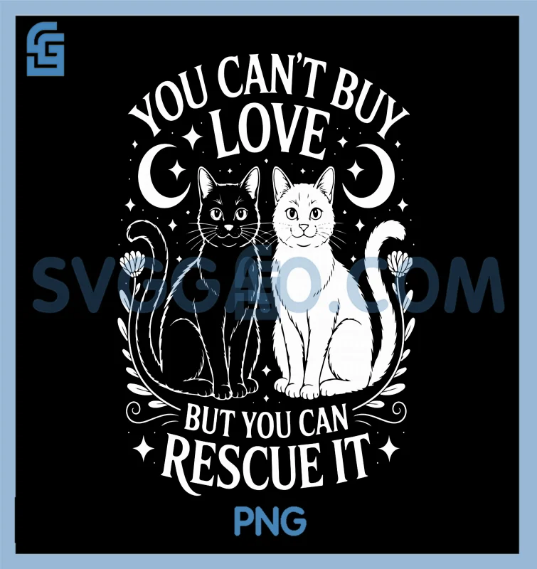 Cat Rescue Sayings For Feral Kitten PNG, Animal Rescuer PNG