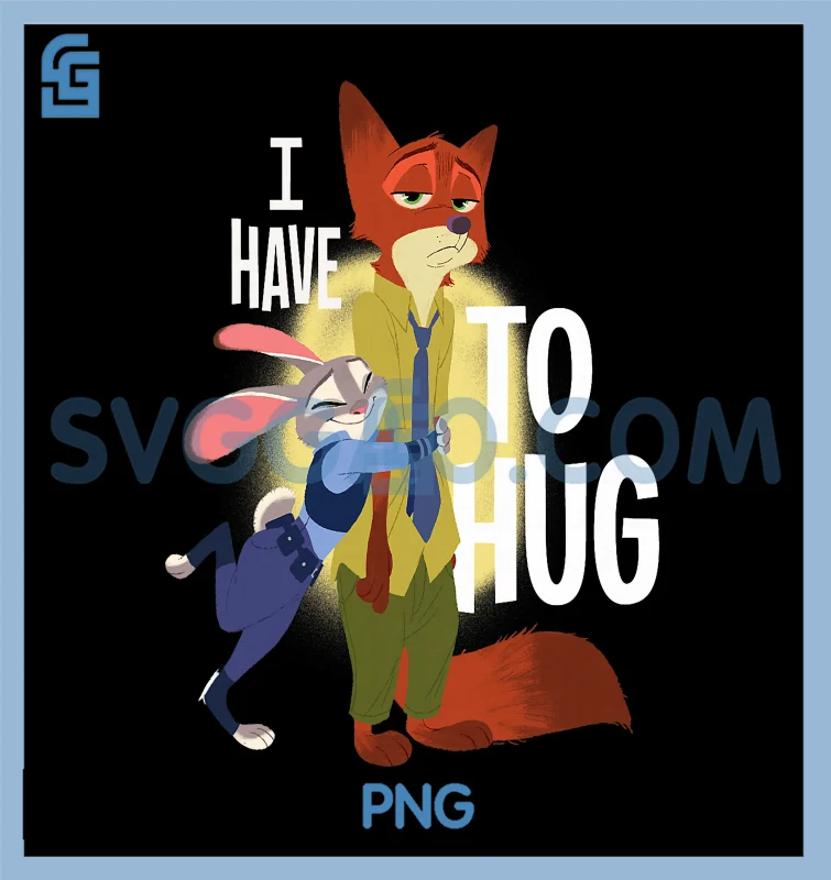 I Have To Hug PNG, Disney Zootopia PNG