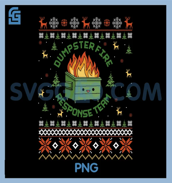 Dumpster Fire Response Team PNG, Chaos Cute Employee PNG – SVGGAO