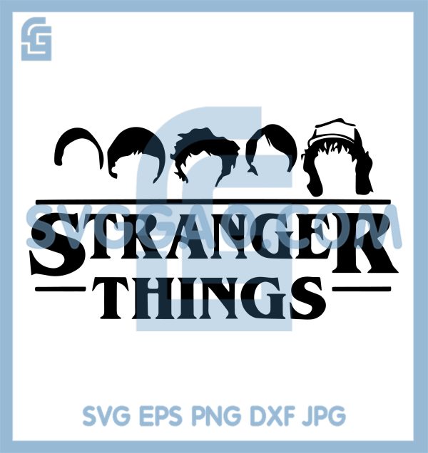 Movie Stranger Things Group SVG, Stranger Things Logo SVG – SVGGAO