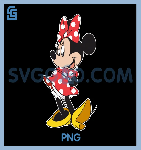 Disney Minnie Mouse Classic Pose PNG, Disney Minnie PNG – SVGGAO