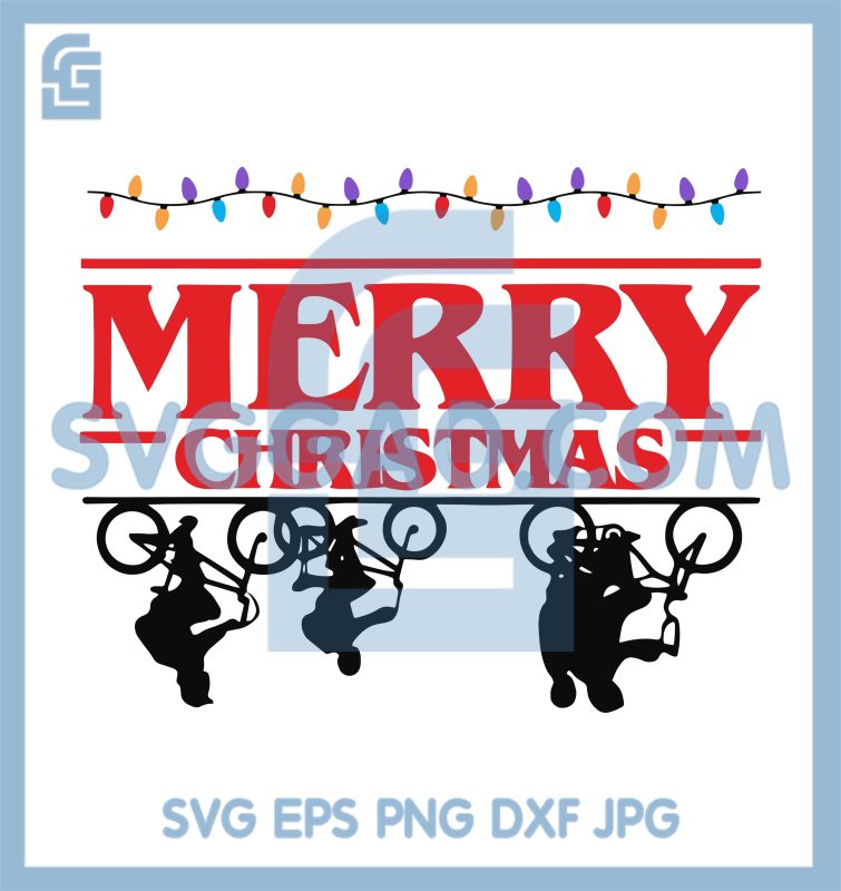 Stranger Things Chrismas SVG, Stranger Things Xmas SVG – SVGGAO