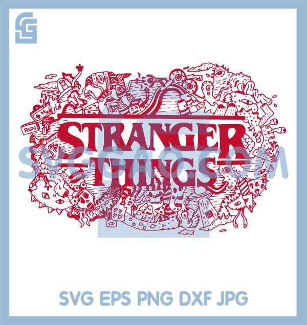 Logo Stranger Things SVG, Stranger Things SVG – SVGGAO