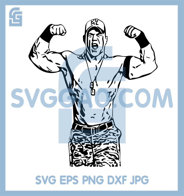 WWE John Cena Farewell SVG, John Cena Logo SVG