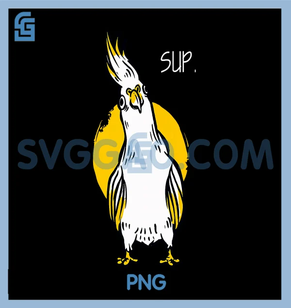 Sup Cockatiel PNG, Parrot Bird Animal Lover PNG – SVGGAO