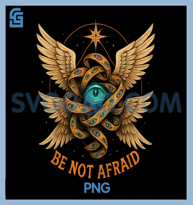 Be Not Afraid PNG, Biblically Accurate Angel Seraphim PNG