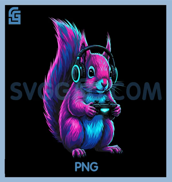 Video Games Squirrel PNG, Squirrel Funny PNG – SVGGAO