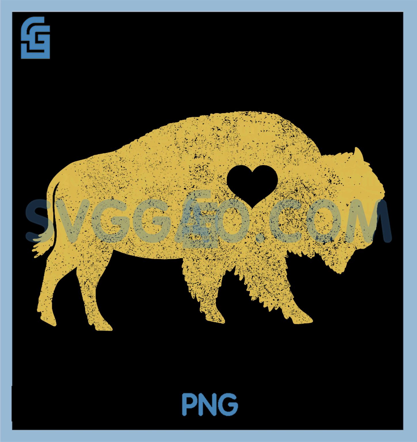 Bison Lover American PNG, Buffalo National Park Souvenir PNG