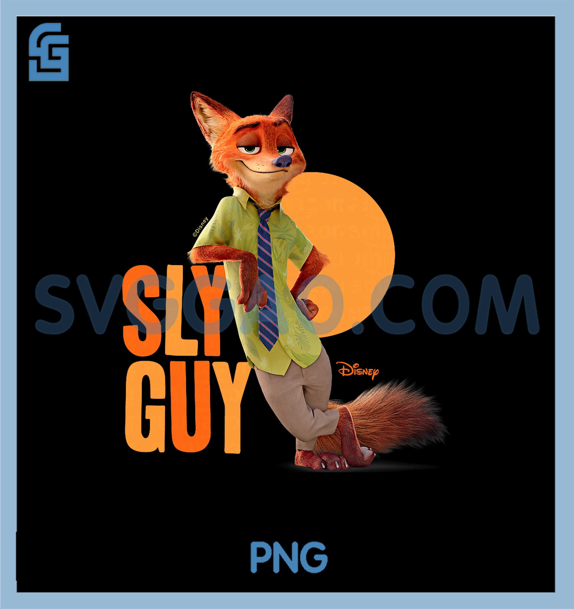 Zootopia Nick PNG, Sly Guy PNG – SVGGAO
