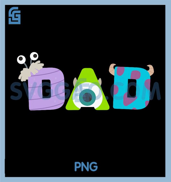 Disney And Pixars Monsters PNG, Inc. Dad PNG